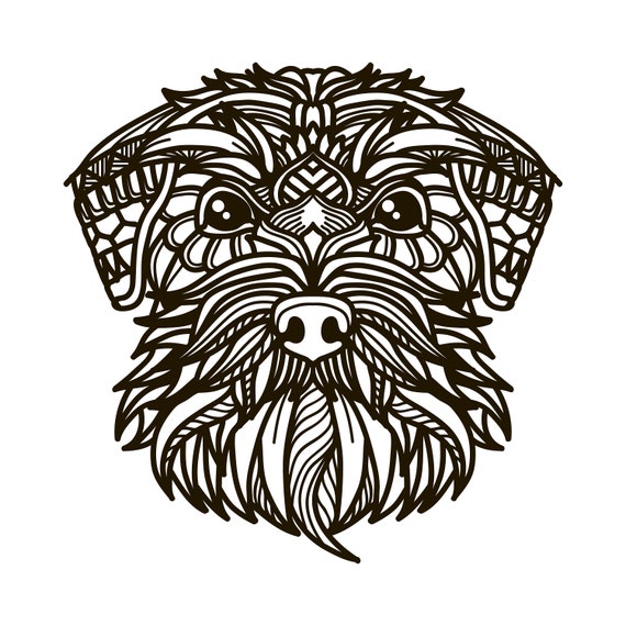 Yorkshire Terrier mandala SVG Digital file Yorkshire Terrier | Etsy