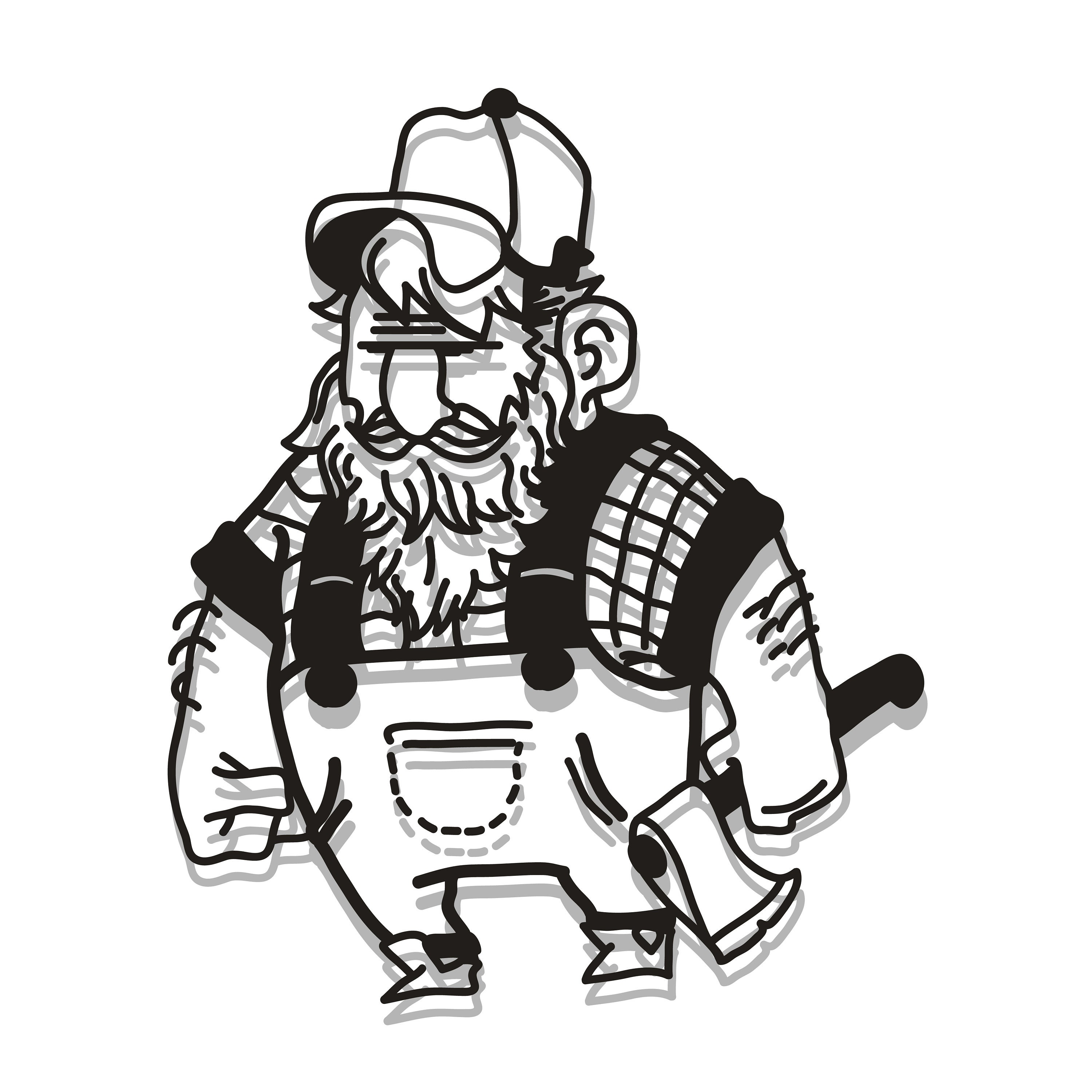 Lumberjack Drawing