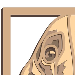 English Cocker Spaniel Mandala 3D Layered SVG, Digital File English ...