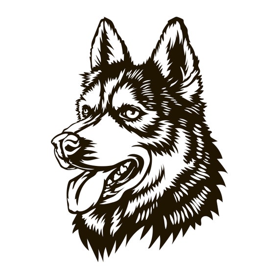 Husky SVG Digital File Husky for Printing on T-shirts File | Etsy