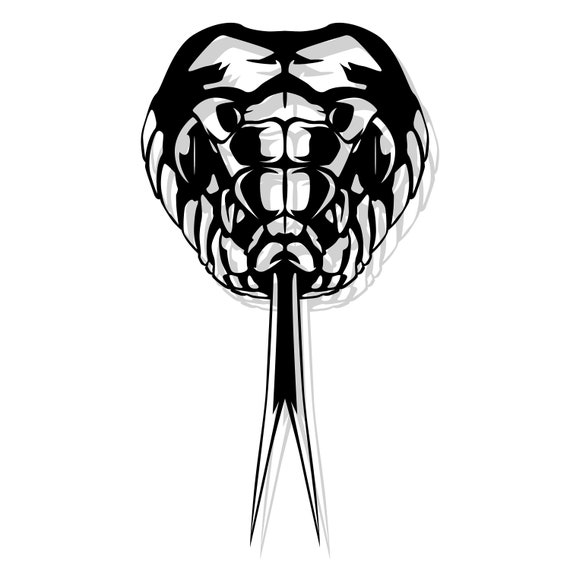 Snake Head Clip Art Black And White