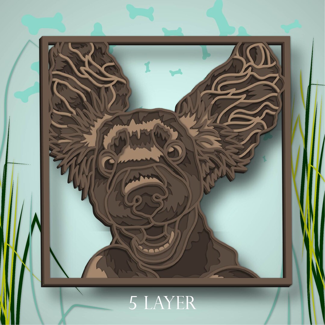 Cocker Spaniel Multilayer SVG, Digital File Cocker Spaniel Laser File ...