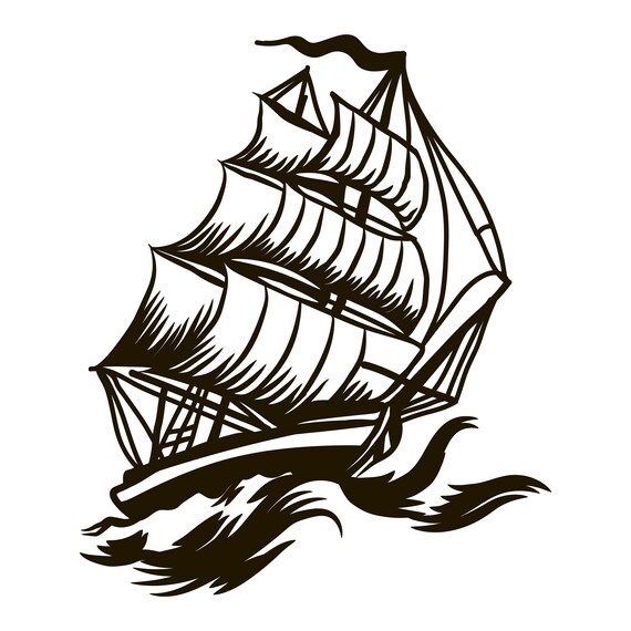 Ship SVG Digital File Ship for Plywod Cut File for Paper - Etsy Canada