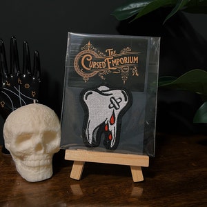 Tooth Patch Embroidery Jacket Patches, Battle Jacket, Tooth Accessories ...