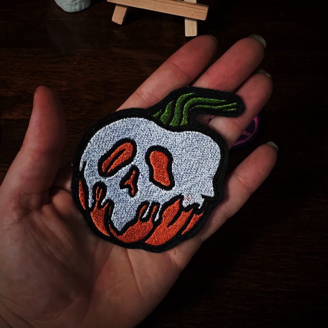 Poison Pumpkin Patch Embroidery Jacket Patches, Battle Jacket ...