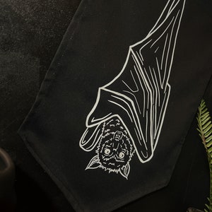 Hanging Fruit Bat - Flag Banner Cotton Pin Display Gothic Gallery Wall ...