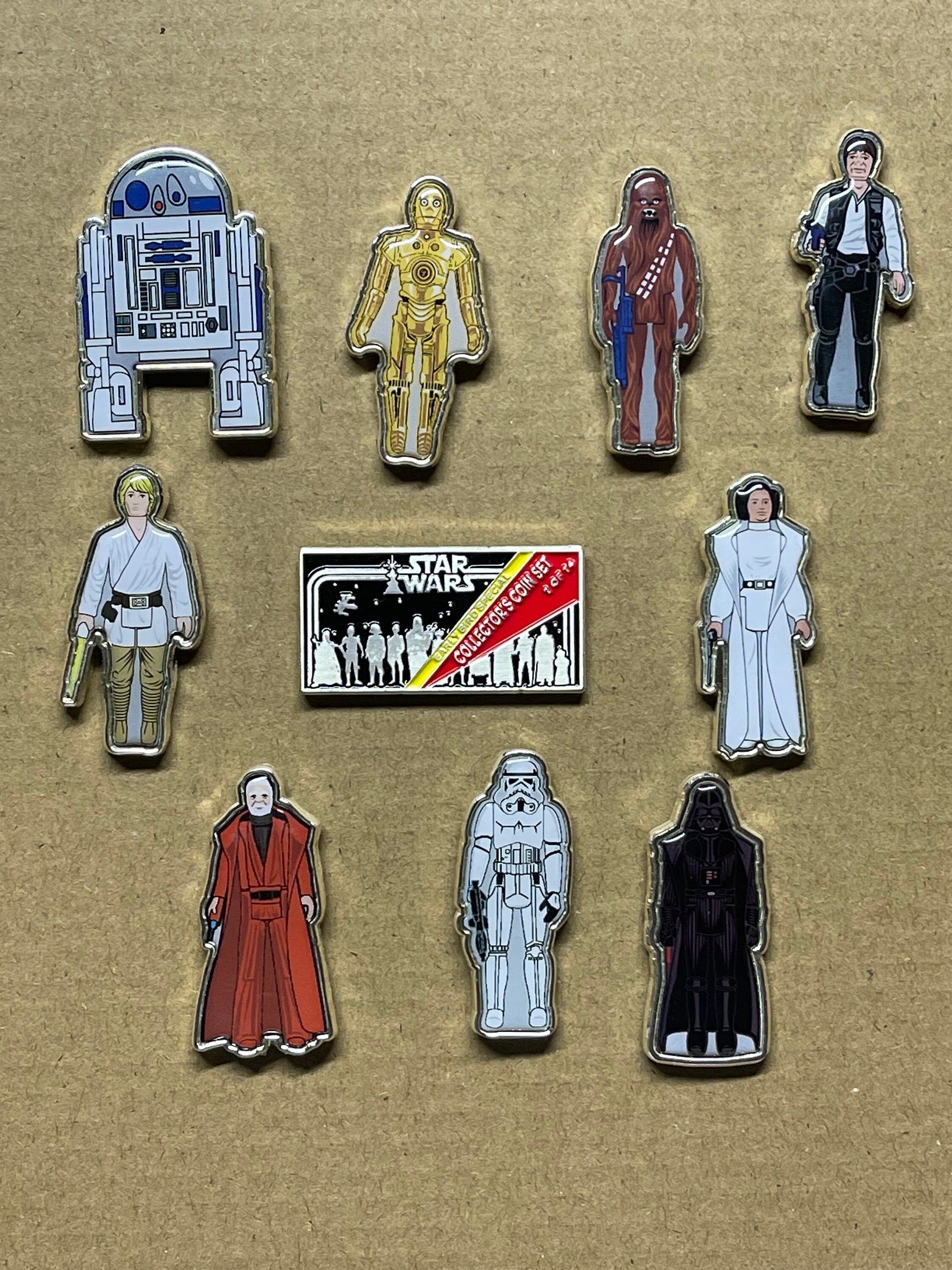 Star Wars Vintage Figure Pins - Etsy