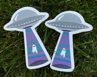 Cute Space Ghost Waterproof Sticker Set V5 - Etsy