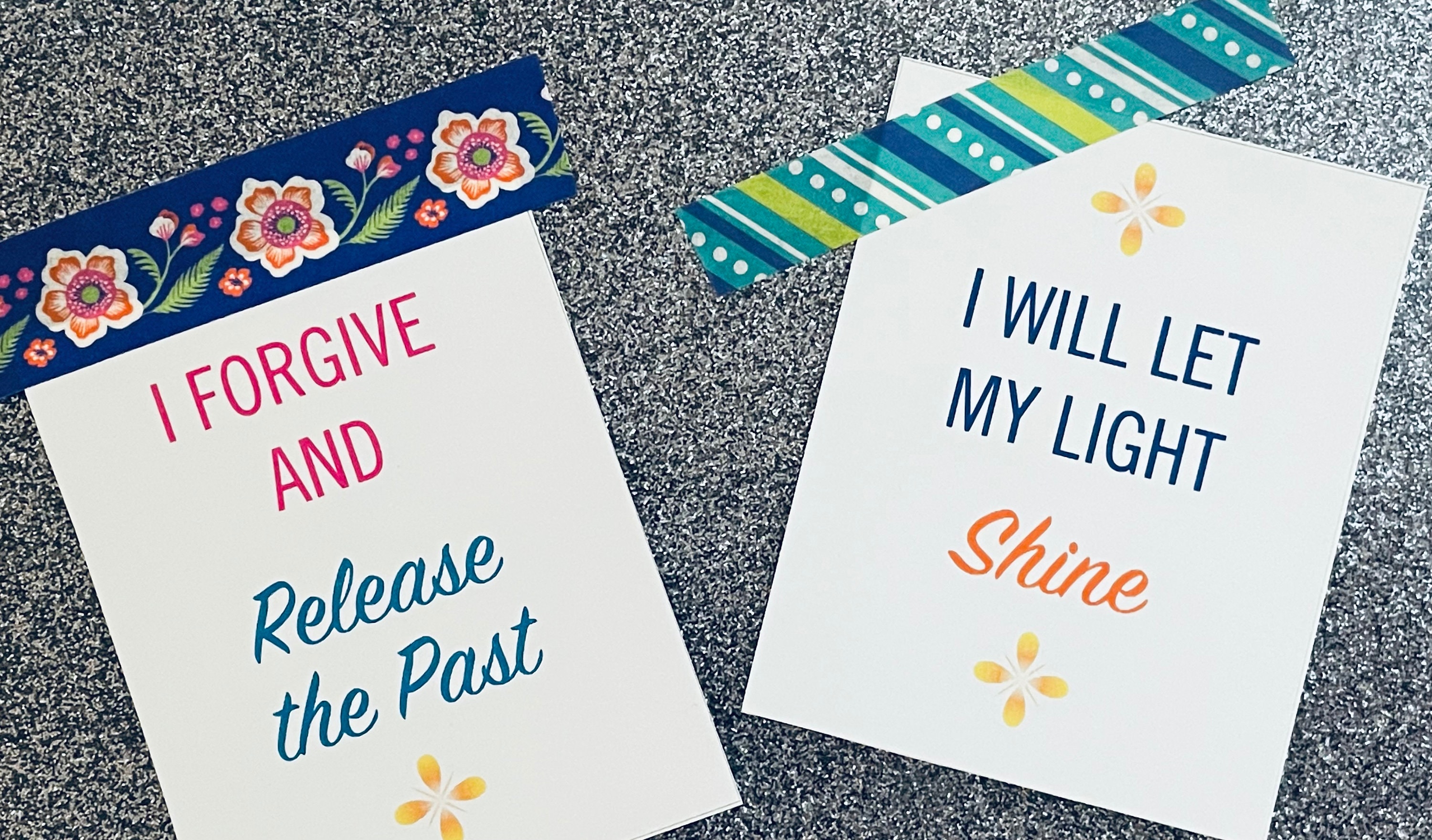 PRINTABLE Set of 30 Positive Affirmation Cards - COLOR Version - Etsy