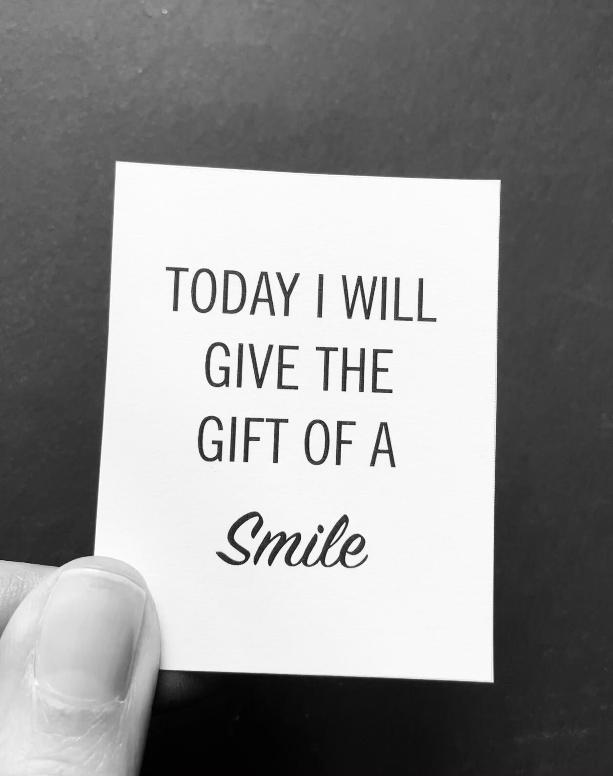 PRINTABLE Set of 30 Positive Affirmation Cards - Black & White Version ...