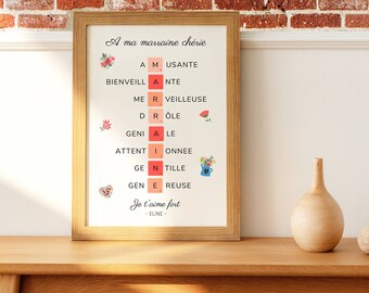 Affiche Définition tata Poster idéale pour offrir en cadeau - Etsy France