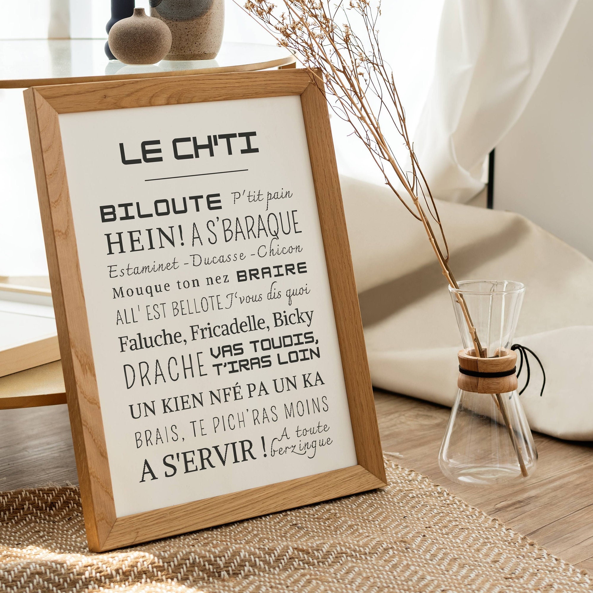 Poster Mots Chti Poster Words and Expressions Ch'timi - Etsy