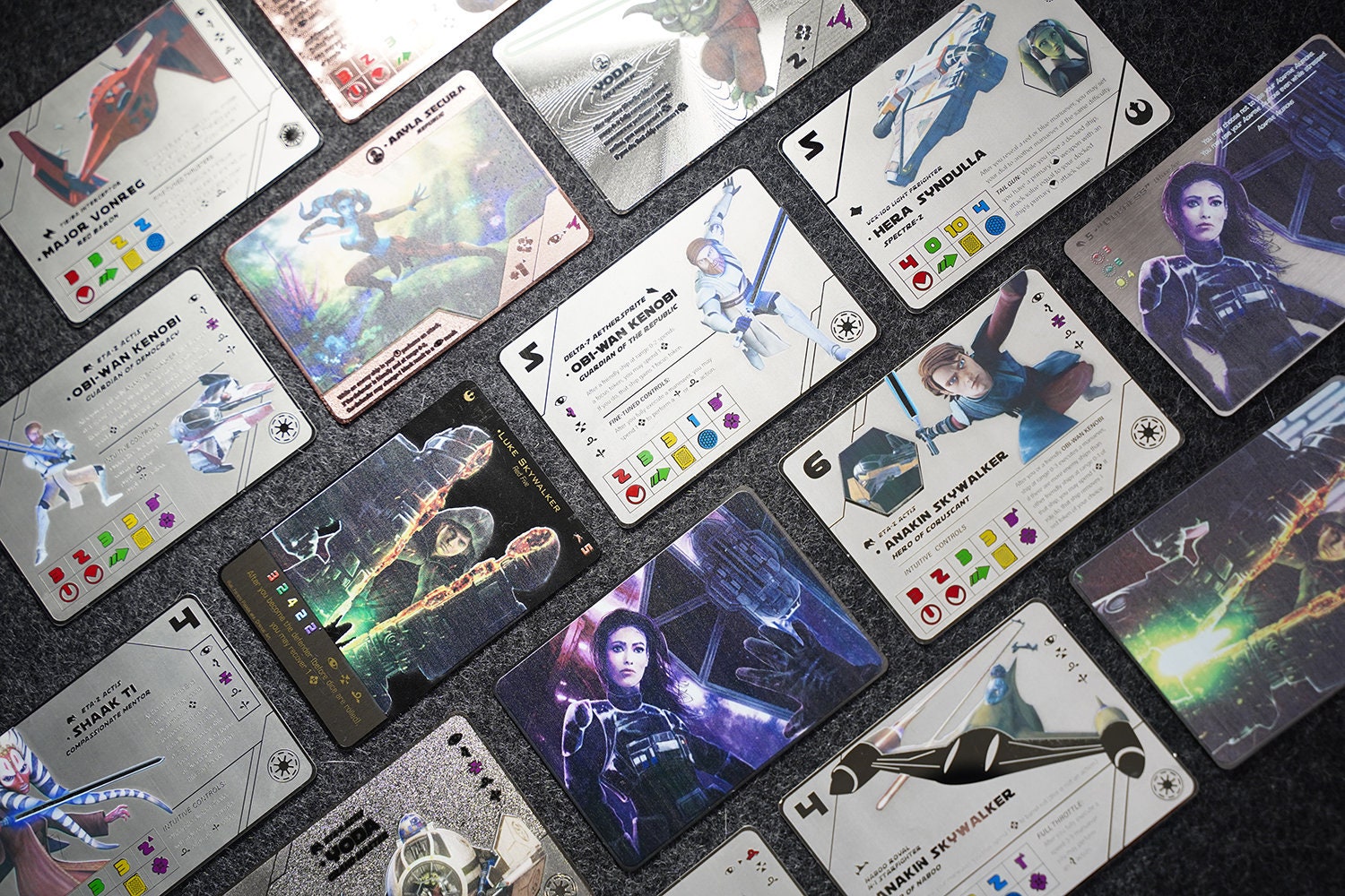 Metal X-wing Cards Tournament Package - Etsy