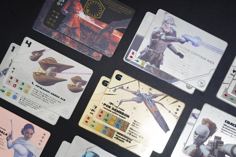 Metal X-wing Cards Tournament Package - Etsy