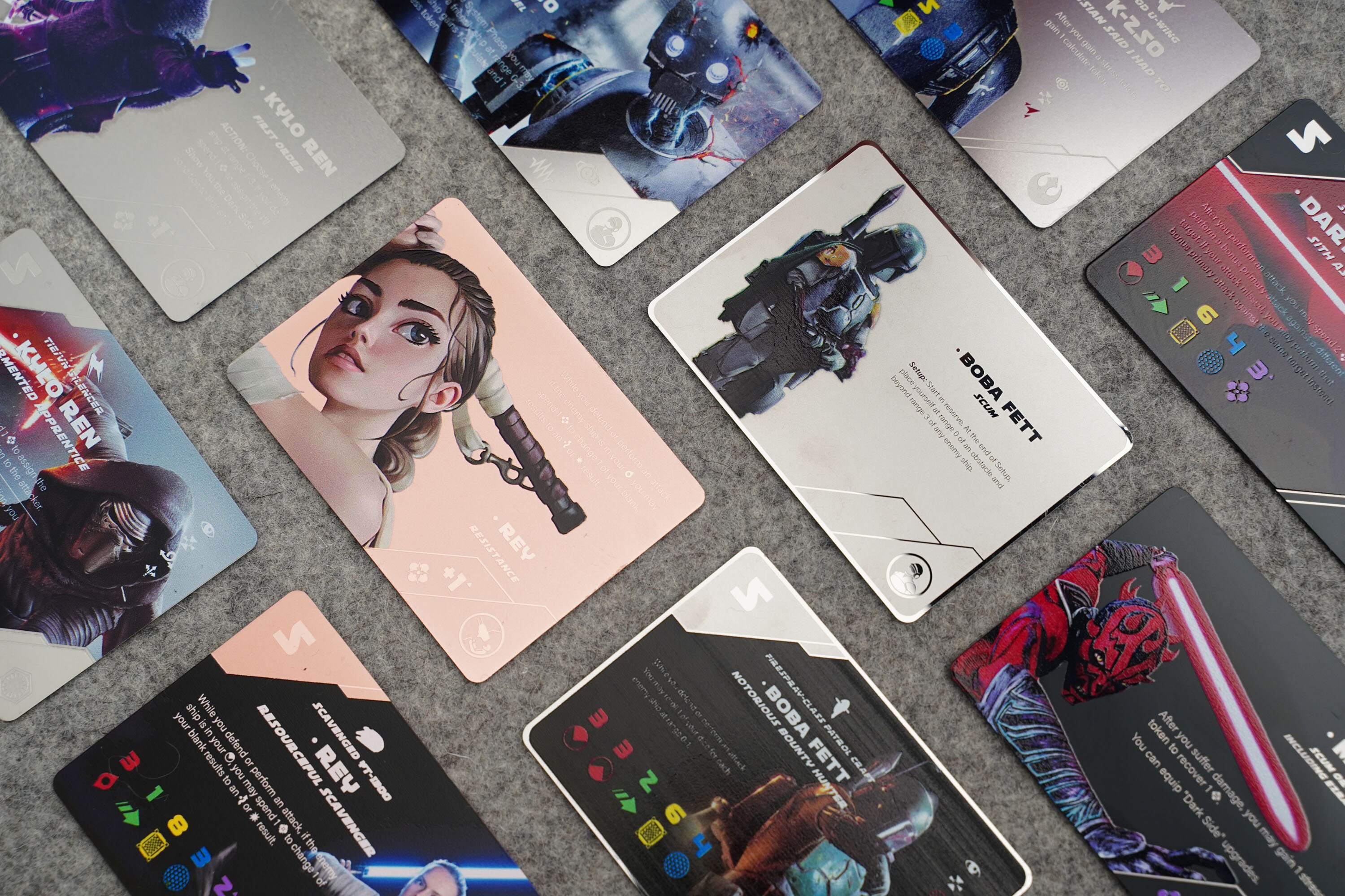 Metal X-wing Cards Tournament Package - Etsy