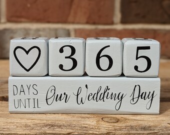 Days Until Wedding - Etsy