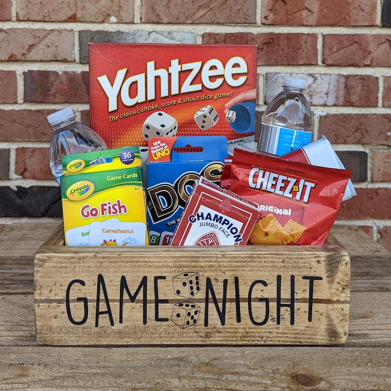 Game Night Basket - Etsy
