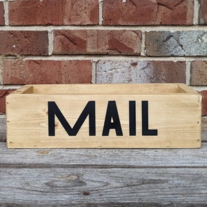 Mail or Bill Box - Etsy