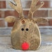 Rudolph the Red Nose Reindeer Block - Etsy