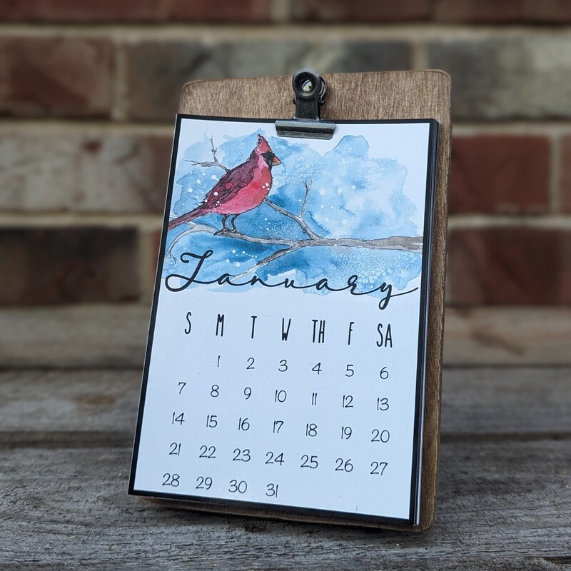 Easel Calendar - Etsy
