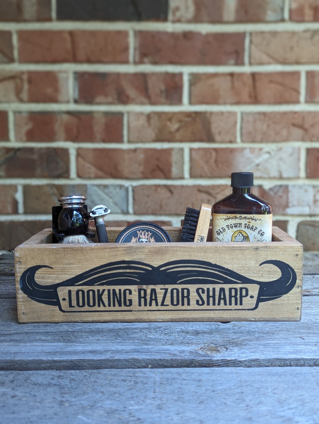 Looking Razor Sharp Shave Box - Etsy