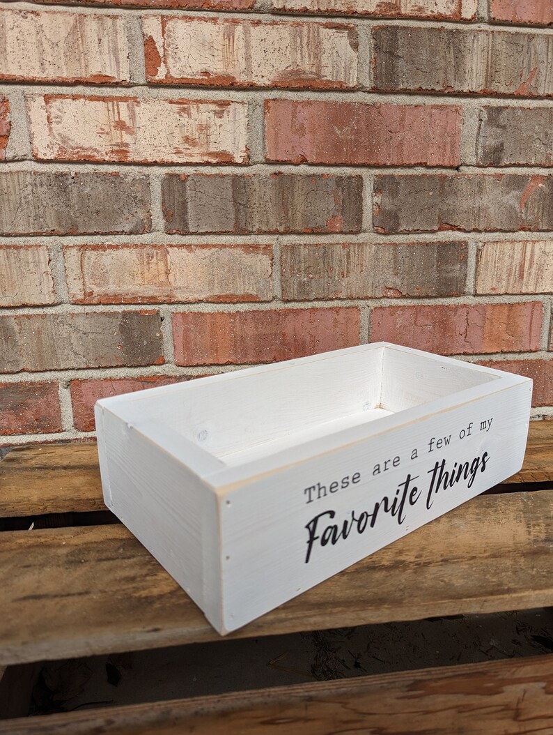 These Are A Few of My Favorite Things Box - Etsy