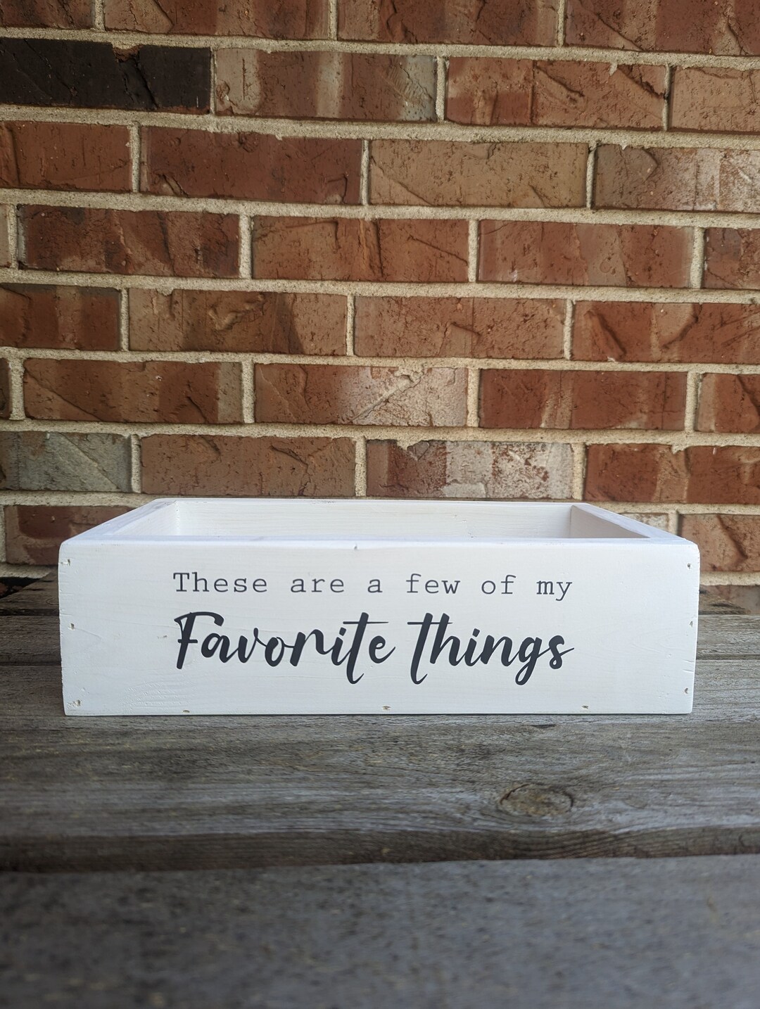 These Are A Few of My Favorite Things Box - Etsy