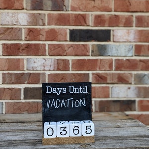 Days Until Chalkboard Countdown - Etsy