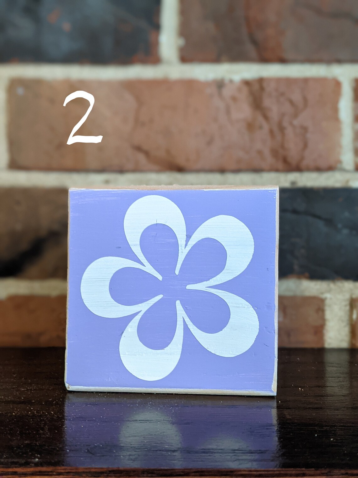 Flower Blocks / Rustic Wooden Spring Decor - Etsy