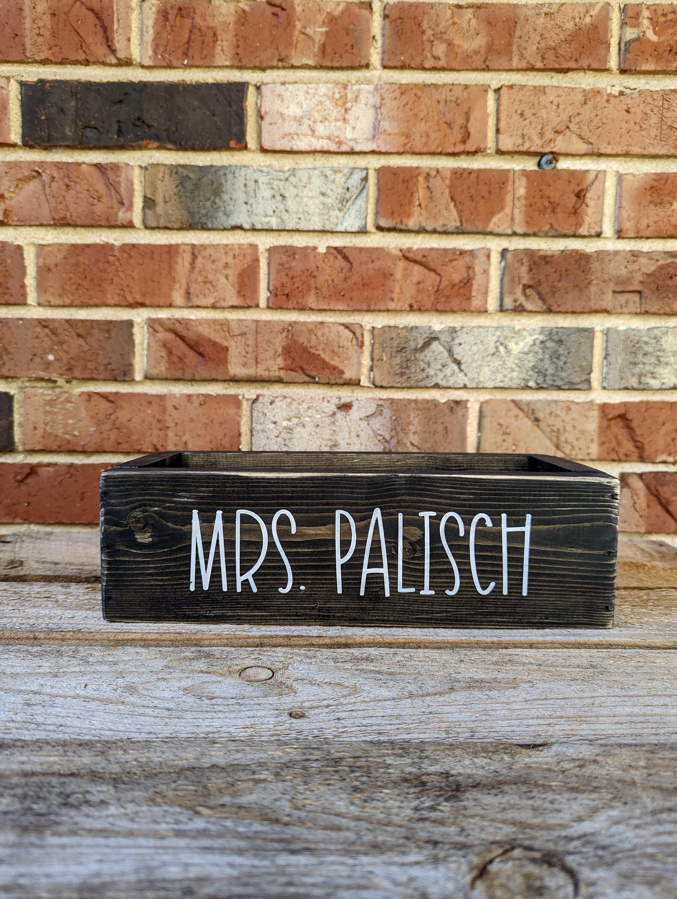 Personalized Teacher Box / Personalized Wooden Desktop Box - Etsy