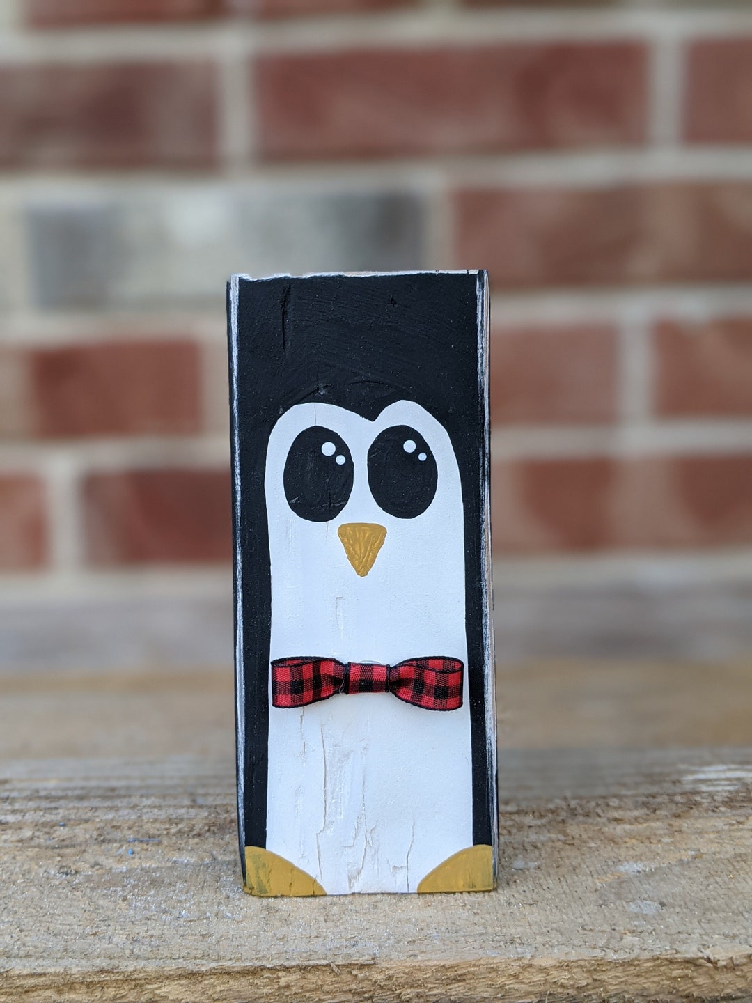 Penguin Block - Etsy