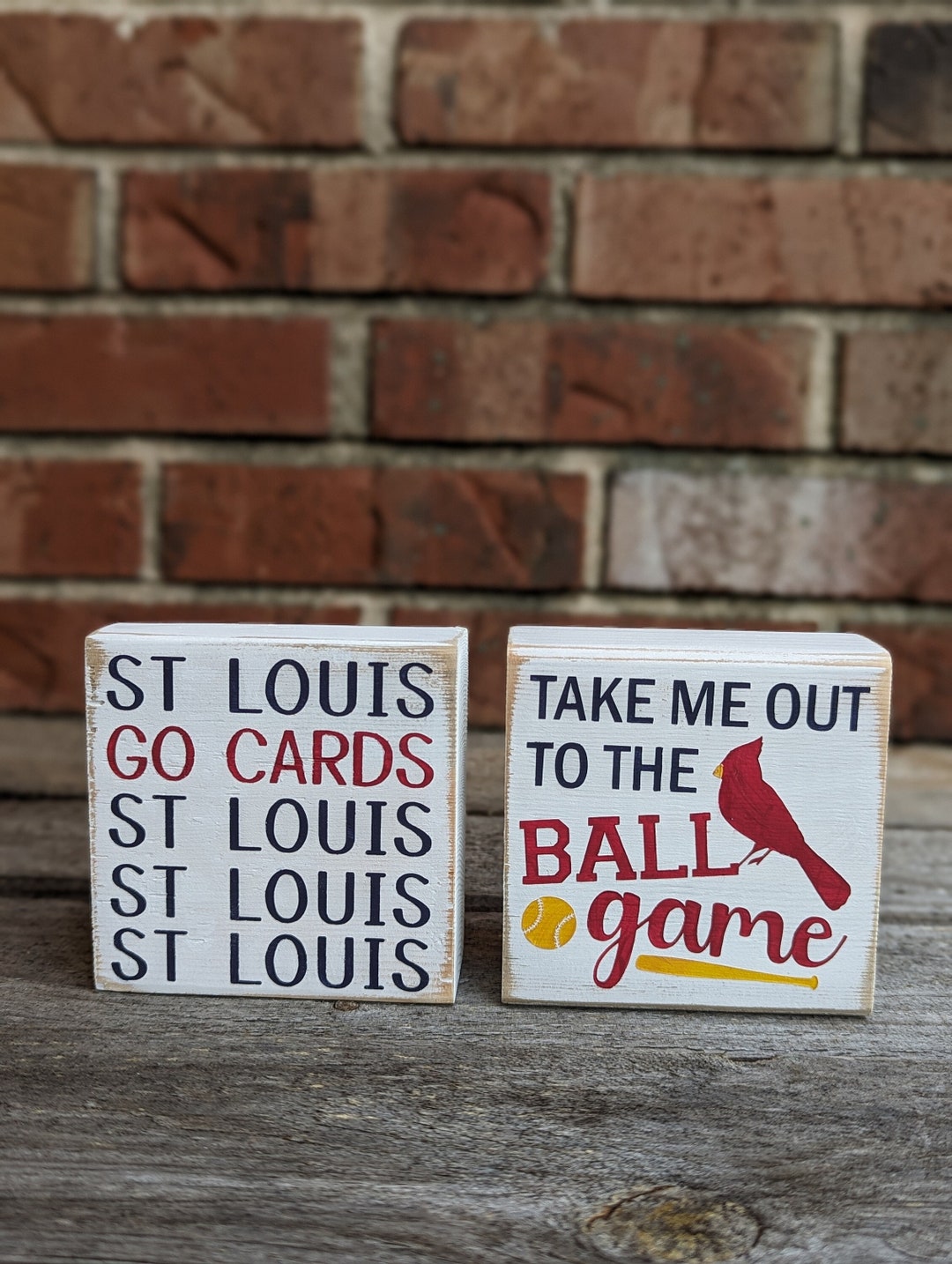 St. Louis Cardinals Block - Etsy