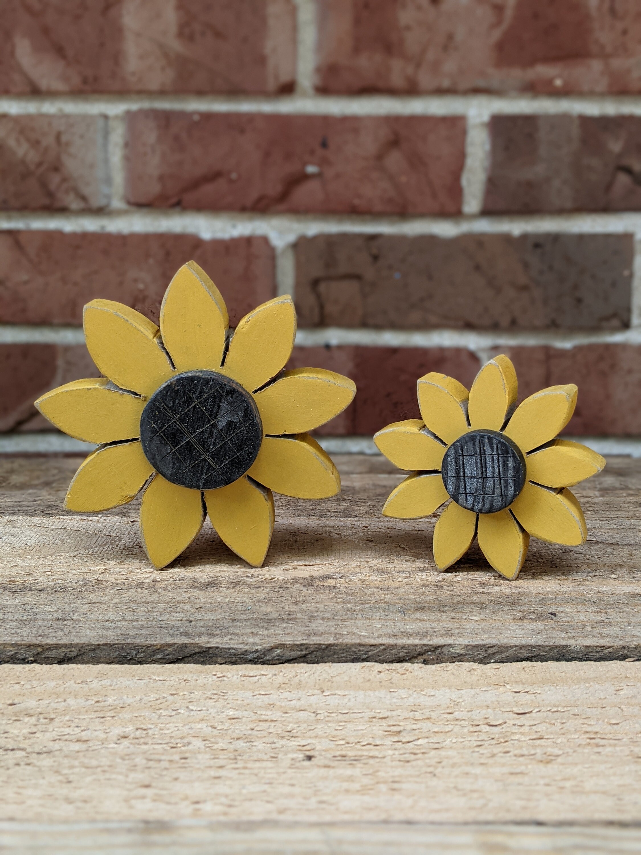 Sunflower Set / 2 Fall Flowers Decor | Etsy