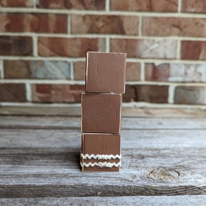 Small Gingerbread Cookie Block - Etsy
