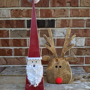 Rudolph the Red Nose Reindeer Block - Etsy