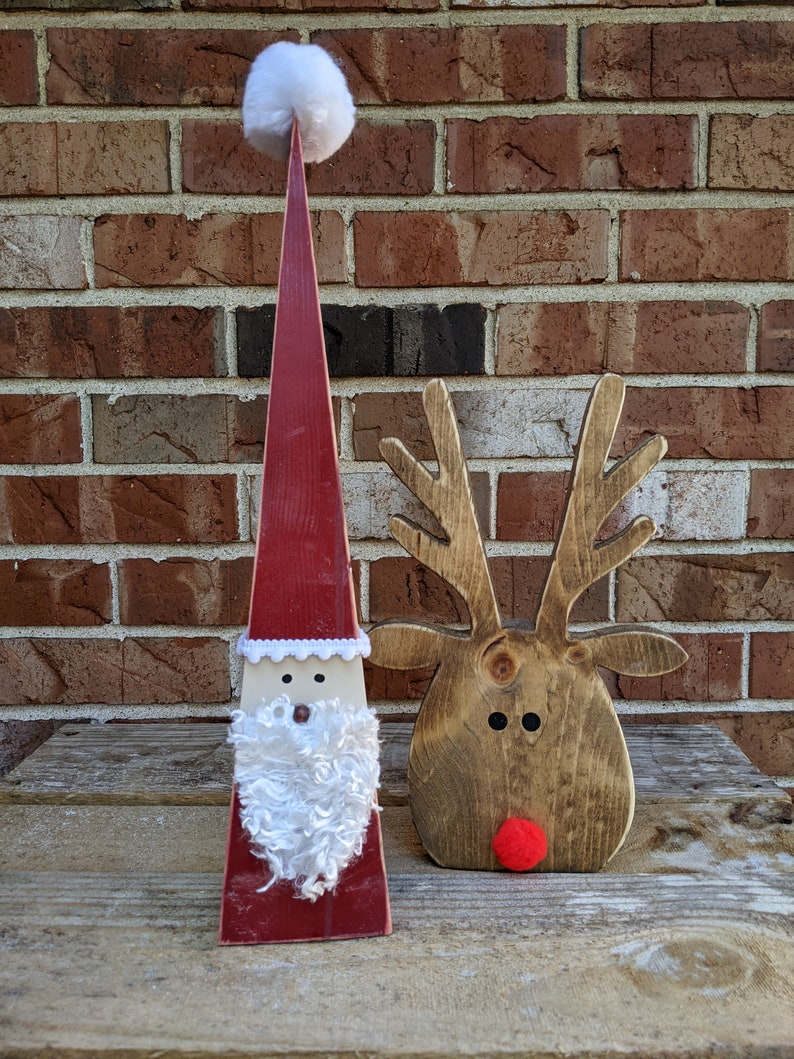 Rudolph the Red Nose Reindeer Block - Etsy