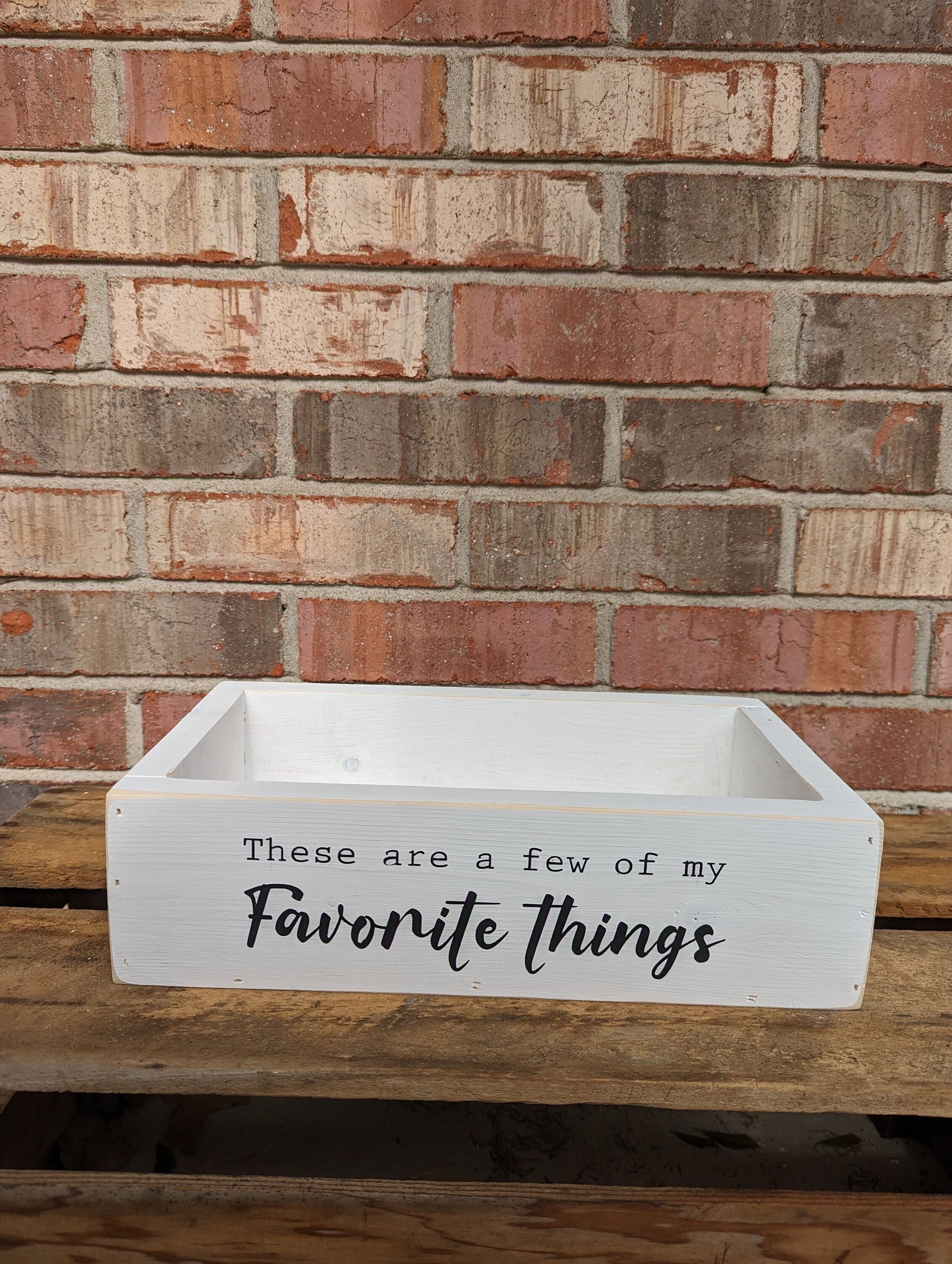 These Are A Few of My Favorite Things Box - Etsy