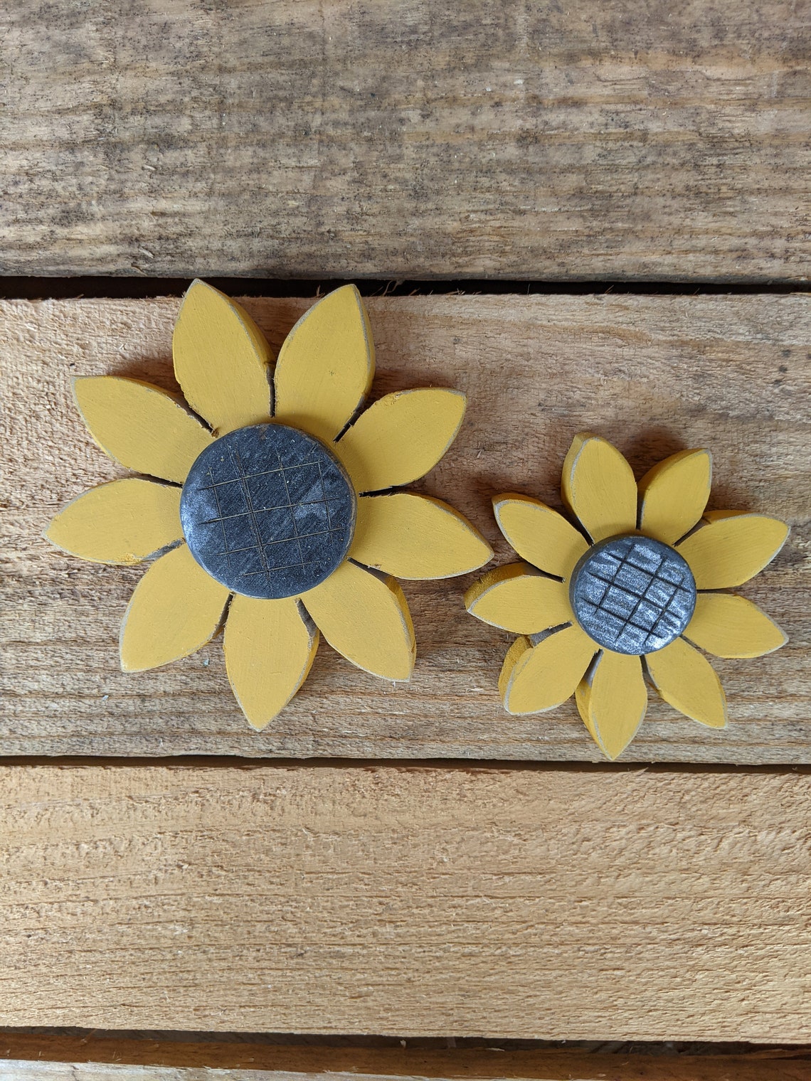 Sunflower Set / 2 Fall Flowers Decor | Etsy