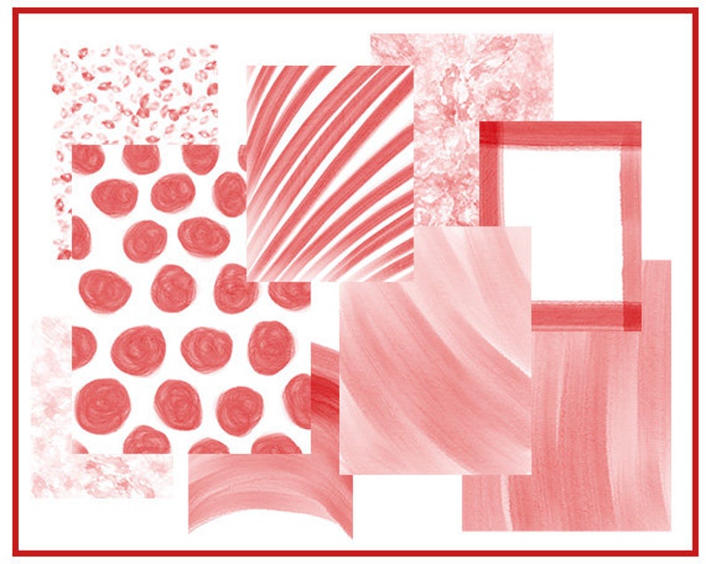 20 Red Watercolor Backgrounds & Patterns | Watercolor Textures Paper ...