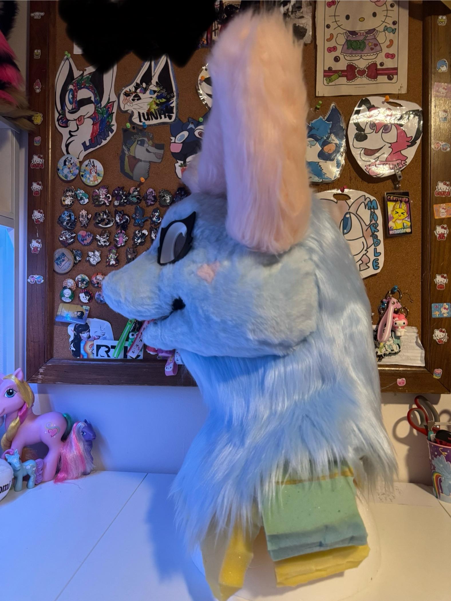 Need Gone Pastel Fursuit Head Premade - Etsy
