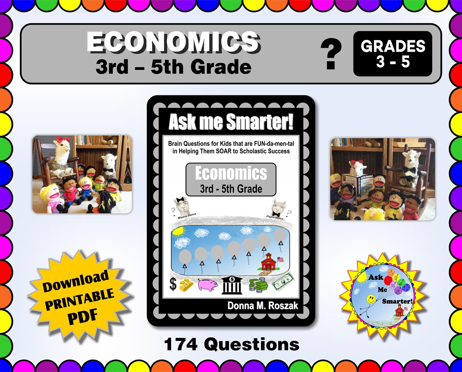 ECONOMICS 3rd - 5th Grade Curriculum-aligned Questions - Educational ...