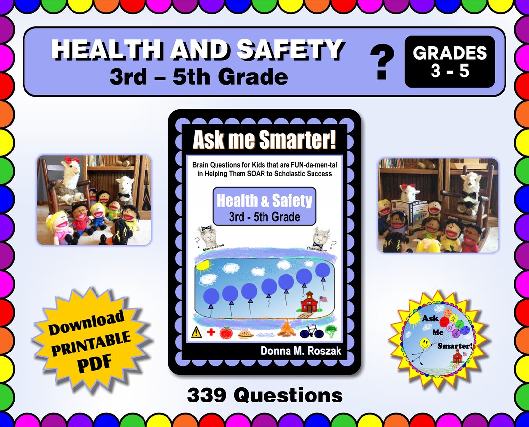 HEALTH & SAFETY 3rd - 5th Grade- Curriculum-aligned Questions ...