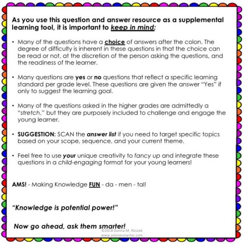 HEALTH & SAFETY 3rd - 5th Grade- Curriculum-aligned Questions ...