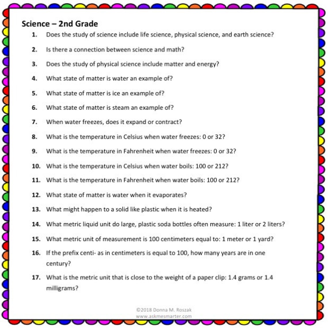 2nd Grade Homeschool Curriculum Questions-science-what Your 2nd Grader ...