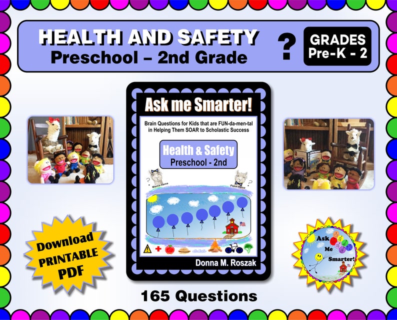 HEALTH & SAFETY Preschool-2nd Grade Curriculum-aligned Questions ...