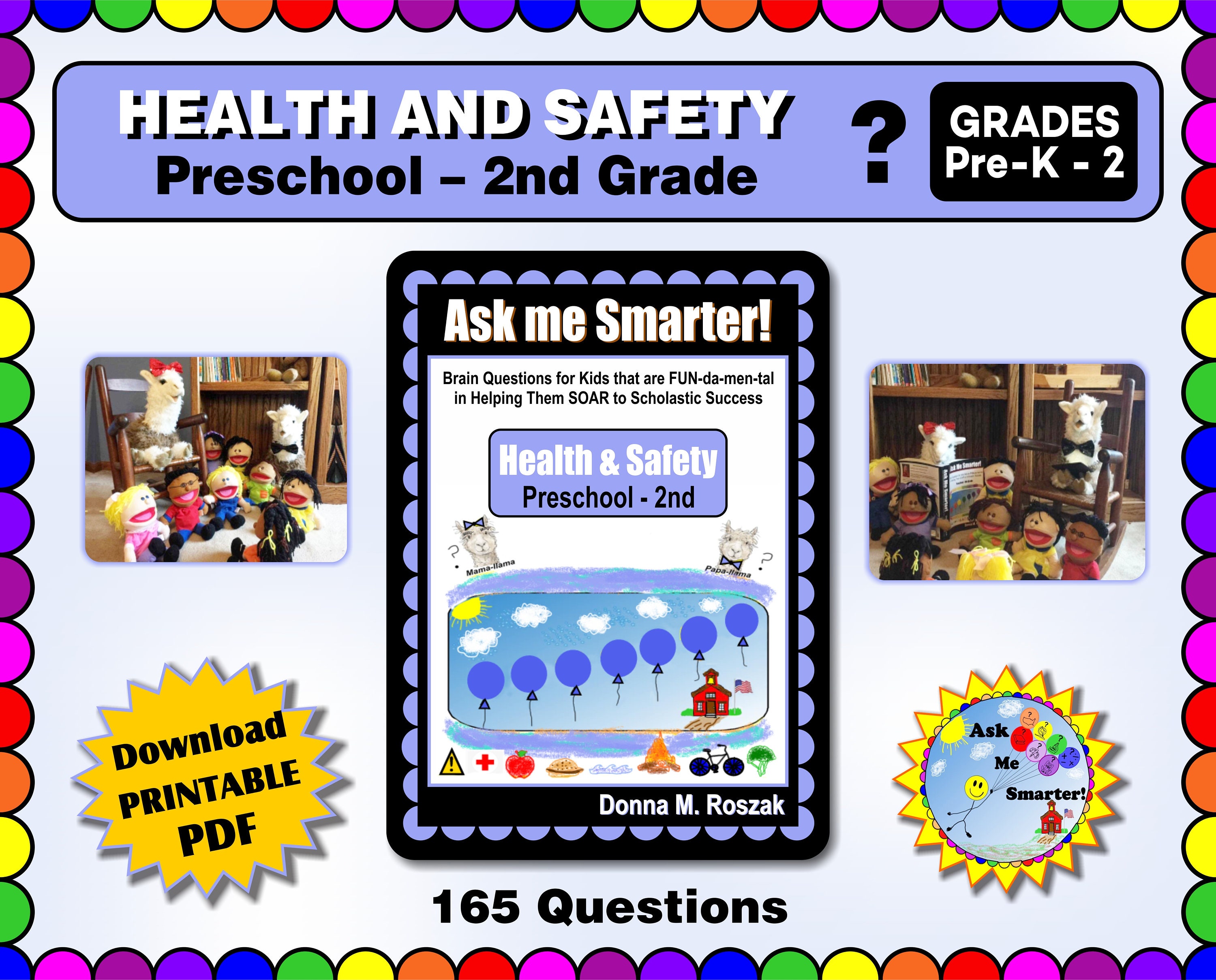 HEALTH & SAFETY Preschool-2nd Grade Curriculum-aligned Questions ...