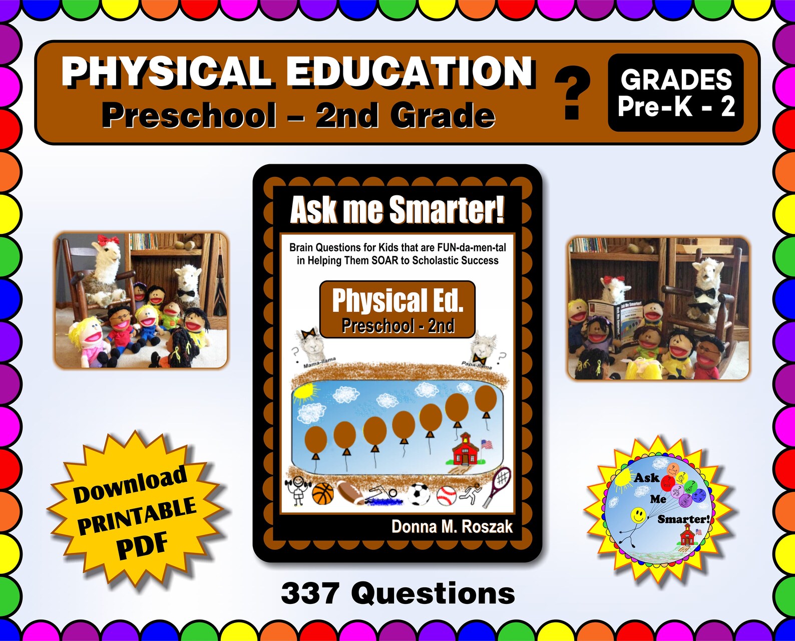PHYSICAL EDUCATION Preschool-2nd Grade Curriculum Questions & Answers ...