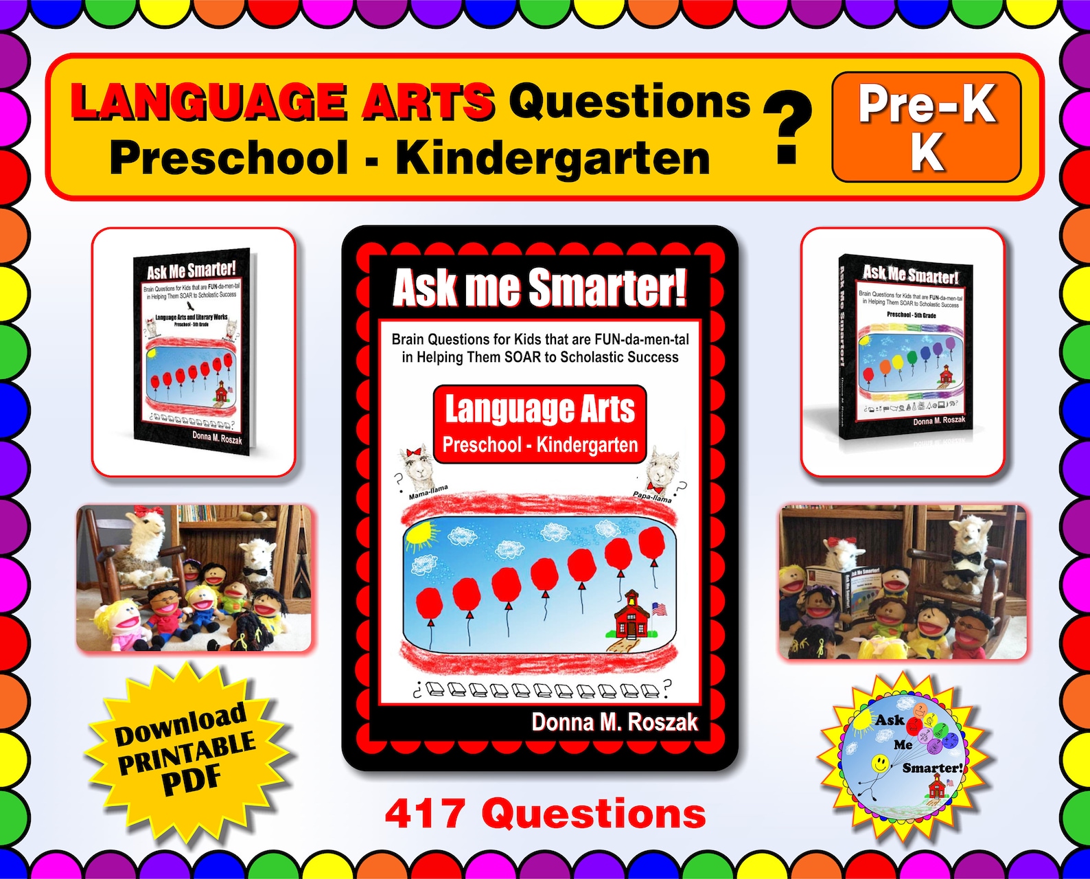 Preschool-kindergarten Homeschool Curriculum Questions-language Arts ...
