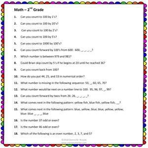 2nd Grade Homeschool Curriculum Questions-math-what Your 2nd Grader ...