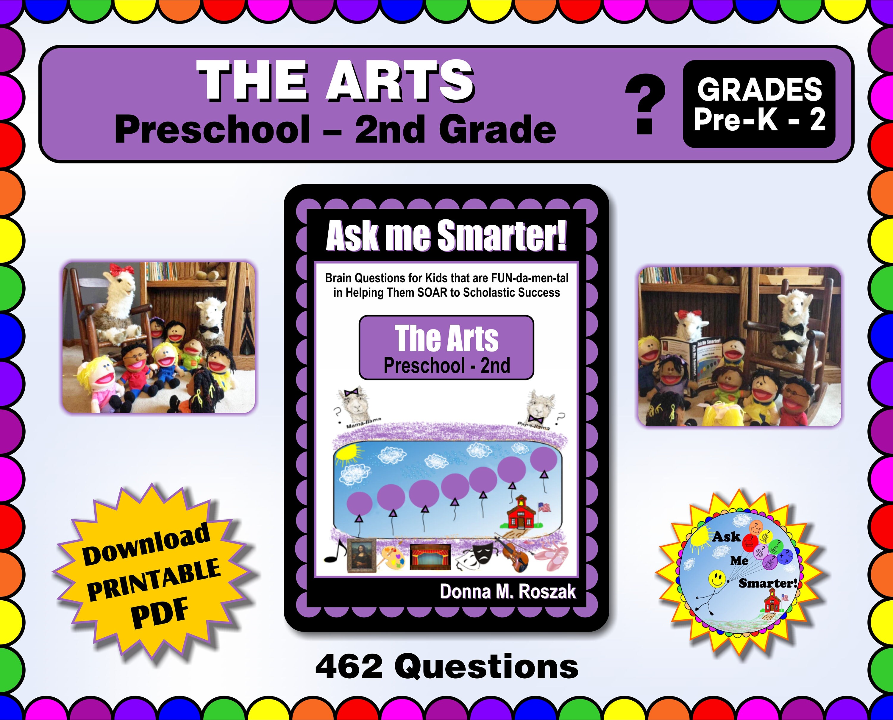 THE ARTS Preschool 2nd Grade Curriculum-aligned Questions Educational ...
